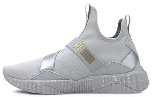 PUMA Defy Mid Metal High Rise Silver Sneakers