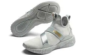 PUMA Defy Mid Metal High Rise Silver Sneakers