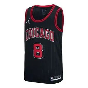JORDAN Nba Chicago Bulls Zach Lavine No. 8 Basketball Jersey - Black