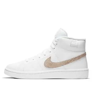 Nike Court Royale 2 Mid Snakeskin Swoosh Sneakers - White