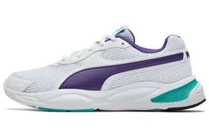 PUMA 90s Runner Athletic Sneakers - White/purple