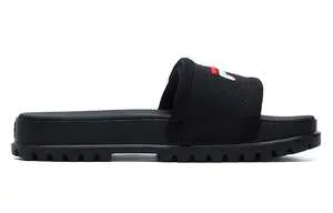 FILA Flat Heel Sports Slides With Logo Detailing