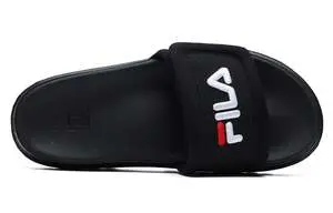 FILA Flat Heel Sports Slides With Logo Detailing