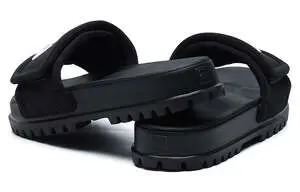 FILA Flat Heel Sports Slides With Logo Detailing