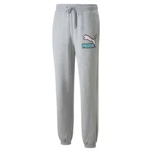PUMA Fandom Sweatpants 'grey - Grey/white/black
