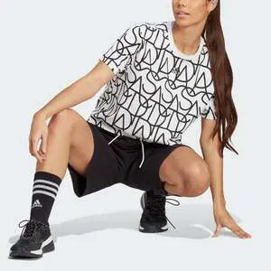 Adidas Allover Graphic Boyfriend T-shirt