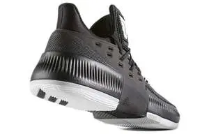 Adidas D Lillard 3 High Top Lace-up Basketball Sneakers - Black