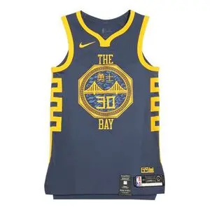 Nike Nba Golden State Warriors Player Edition Jersey - Grey