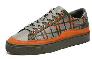 FILA Casual Lace-up Sneakers - Gray/orange
