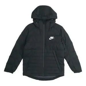 Nike Hooded Down Jacket - Black