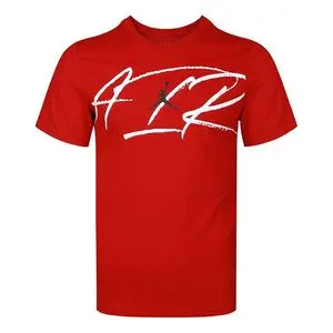 JORDAN Air Script Basketball Short Sleeve - Red