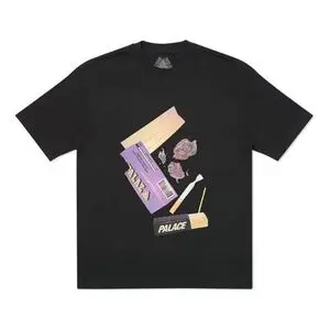 PALACE Graphic Print Short Sleeve T-shirt - Black