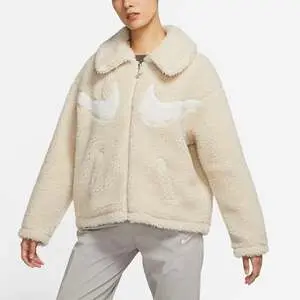 Nike Logo Printing Lamb's Wool Jacket - Default Color