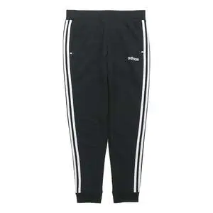 Adidas Neo Ce 3sq2 Kn Tp Casual Sports Side Stripe Bundle Feet Long Pants - Black