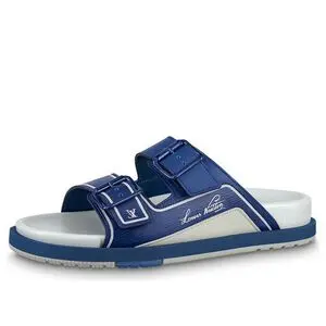 LOUIS VUITTON Trainer Sandals - Navy/white/grey