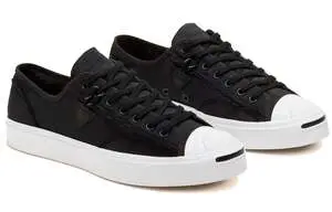 CONVERSE Jack Purcell Faux Fur-lined Leather Sneakers