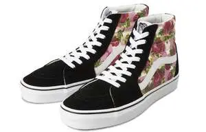 VANS Sk8-hi Romantic Floral High Top Sneakers - Black