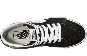 VANS Sk8-hi Romantic Floral High Top Sneakers - Black