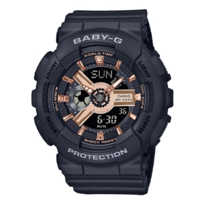 Casio Baby-g Rose Gold Watch - Black