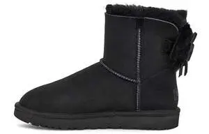 UGG Classic Dudble Bow Mini Boots - Black