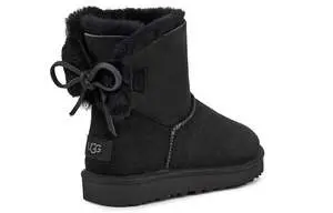 UGG Classic Dudble Bow Mini Boots - Black