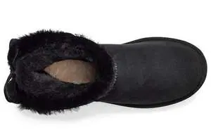 UGG Classic Dudble Bow Mini Boots - Black