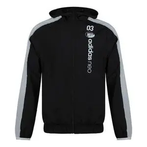 Adidas Neo Casual Windproof Sports Jacket - Black