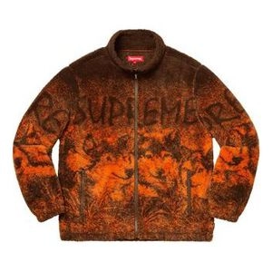 Supreme Ss19 Wolf Fleece Jacket - Orange