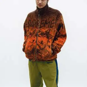 Supreme Ss19 Wolf Fleece Jacket - Orange
