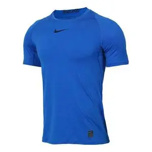 Nike Pro Training Short Sleeve Top - Blue