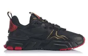 LI-NING 001 Support Classic Casual Shoes - Blackred
