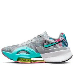 Nike Zoom Superrep 3 "graffiti Graphics" Athletic Sneakers - Grey/blue