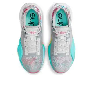 Nike Zoom Superrep 3 "graffiti Graphics" Athletic Sneakers - Grey/blue