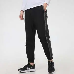 Nike Side Splicing Running Sports Woven Bundle Feet Pants