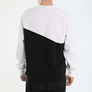 Nike Swoosh Crewneck Pullover - Blackwhite