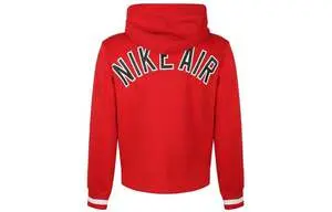 Nike Alphabet Hooded Zipper Fleece Jacket