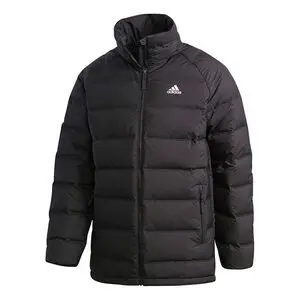 Adidas Helionic Down Jacket With Stand Collar - Black