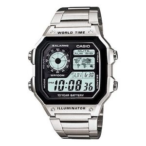 Casio G-shock Digital Stainless Steel Watch - Silver