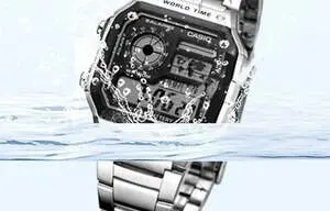 Casio G-shock Digital Stainless Steel Watch