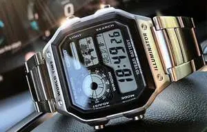 Casio G-shock Digital Stainless Steel Watch