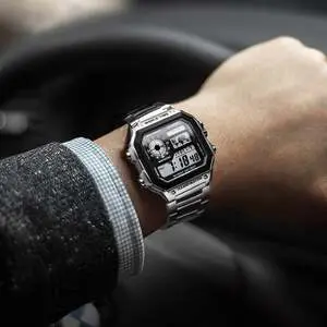 Casio G-shock Digital Stainless Steel Watch