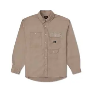 CONVERSE Yotd Woven Shirt Asia Sizing - Tan