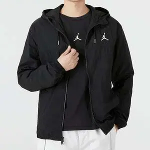 JORDAN Long Sleeve Zip Up Windbreaker Jacket