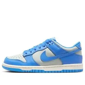 Nike Dunk Low Lace Up Sneakers - Light Photo Blue/silver