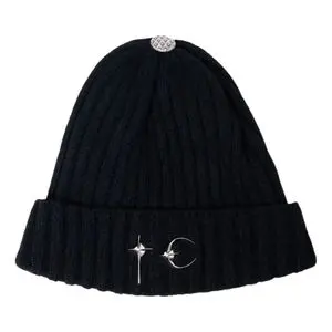 THUG CLUB Tc Emblem Basic Beanie - Black