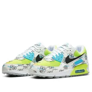 Nike Max 90 'worldwide Katakana Logo' Sneakers - White/blue/yellow