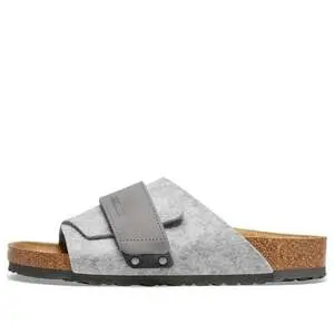 BIRKENSTOCK Kyoto Felt Sandals - Grey/brown