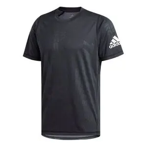 Adidas Training Sports Pullover Round Neck Short Sleeve - Black