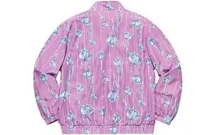 Supreme Ss19 Floral Silk Track Jacket Flowers - Purple