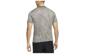 Nike Irregular Texture Full Print Short Sleeve Training Top